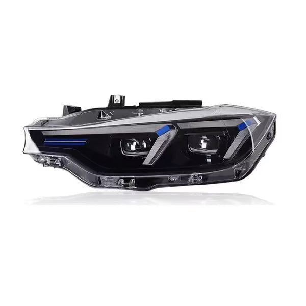 BMW F80 M3 LCI LED Headlights – Upgrade for F30 3 Series Sedan 2012 ...