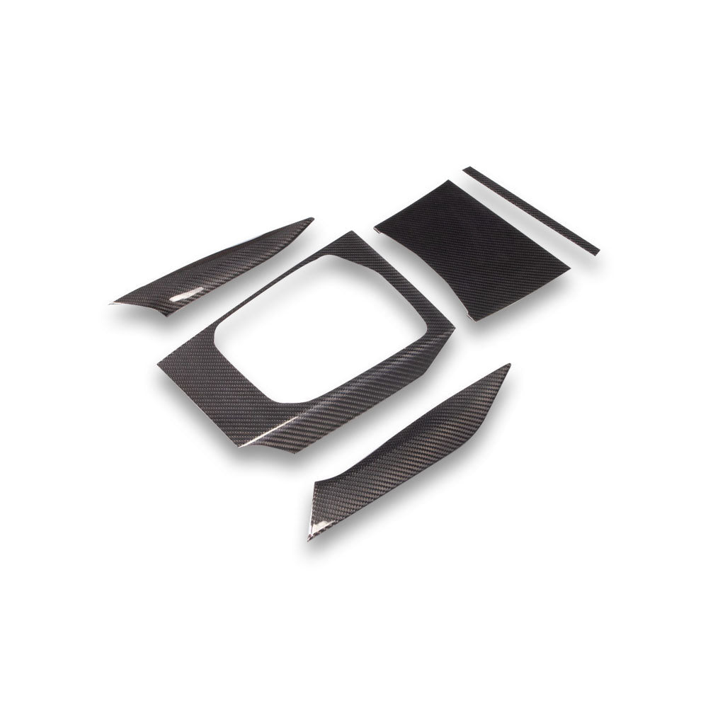 BMW G Chassis Carbon Fiber Center Console Trim Set – Premium Interior ...