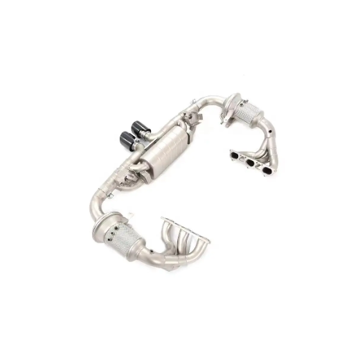 Porsche 992 GT3 Catless Headers & Full Stainless Steel Valved Muffler ...